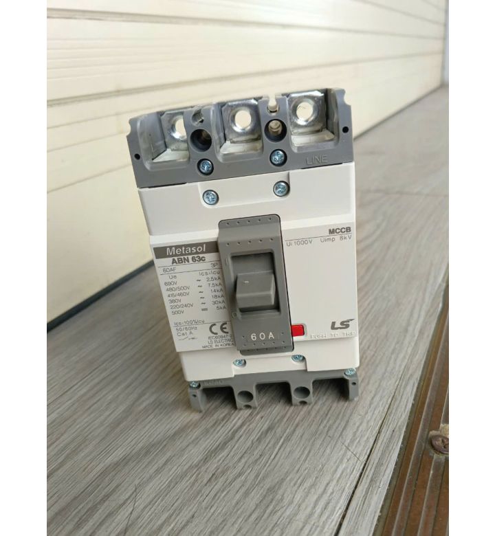 Cầu dao tự động 3p 60a, MCCB LS 60A, cầu dao điện LS 3P 60A, aptomat ls ...